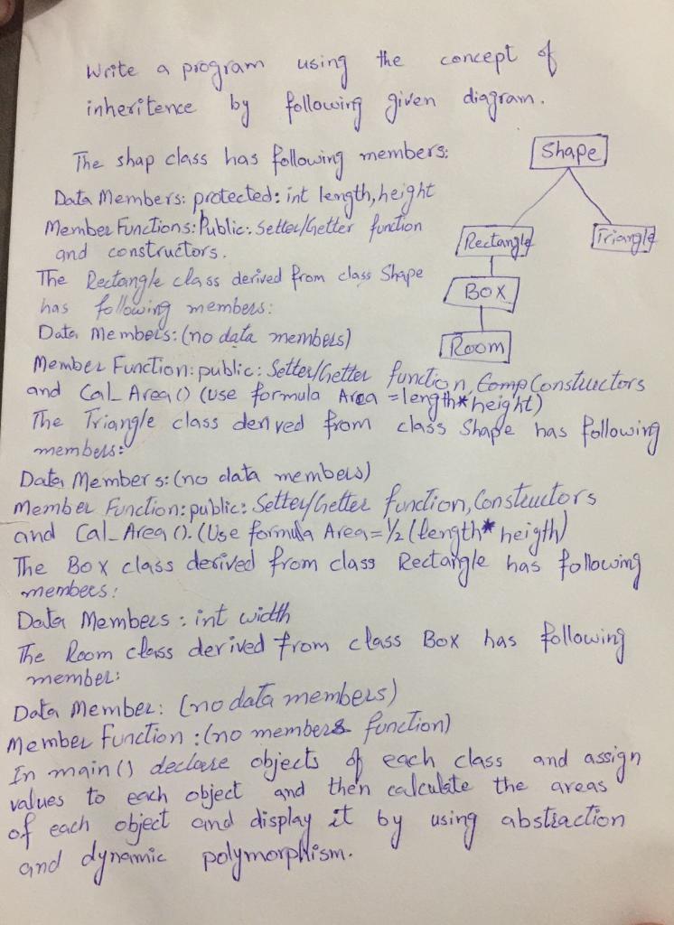 Solved The [ (Box Write a program using the concept of | Chegg.com