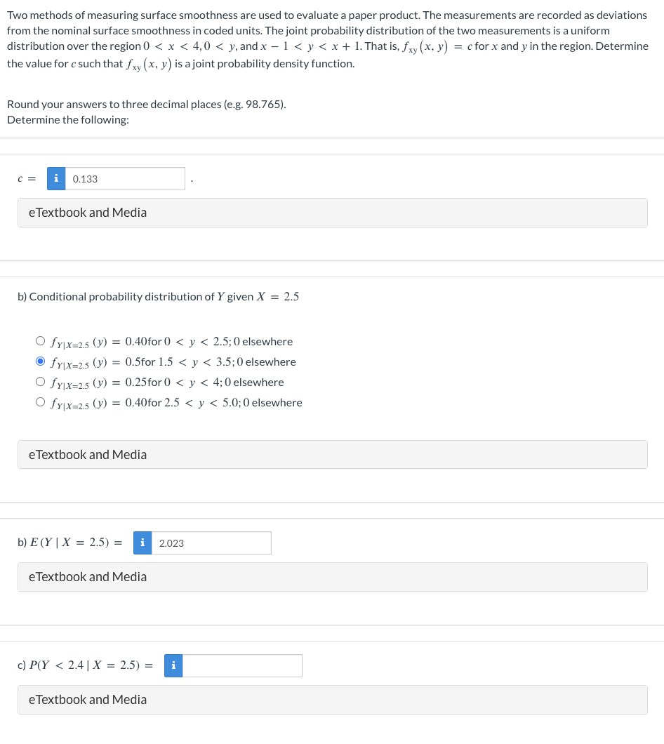 Solved Two Methods Of Measuring Surface Smoothness Are Used
