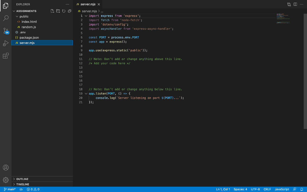 Solved Homepage and Client-side JavaScript Code The | Chegg.com