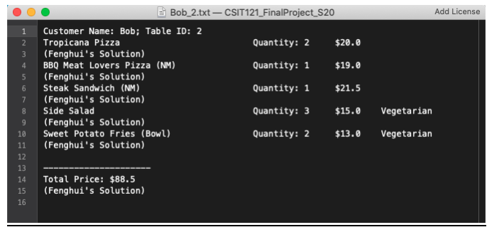 Task needs to be implemented using OOP Principles | Chegg.com