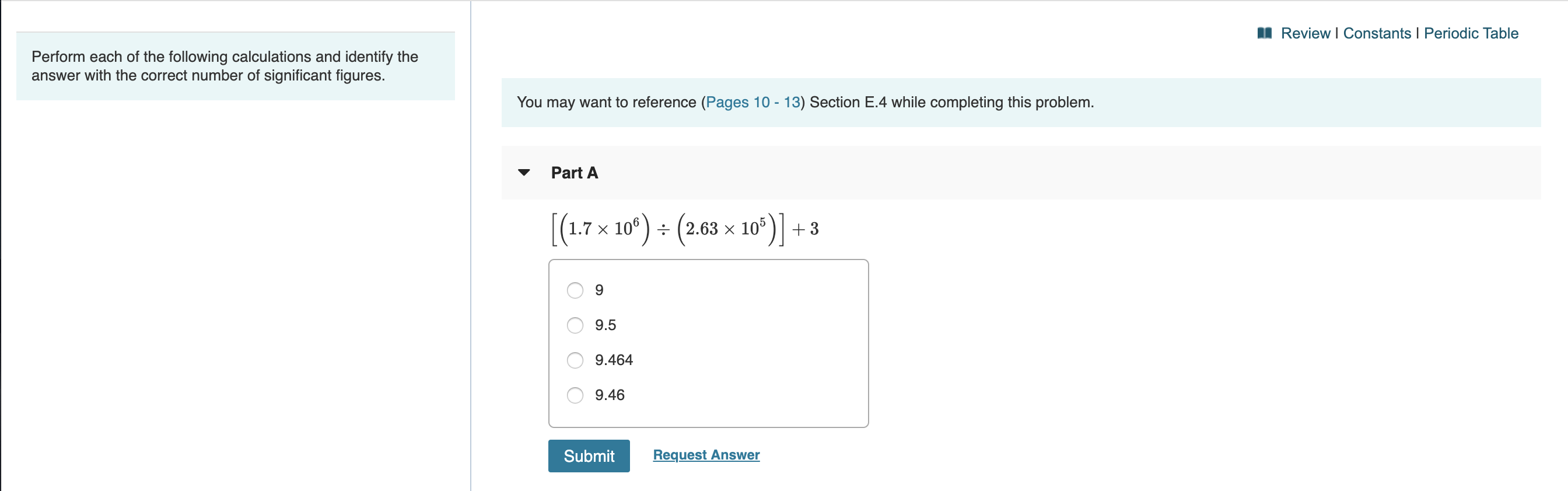 Solved MI Review | Constants | Periodic Table Perform each | Chegg.com