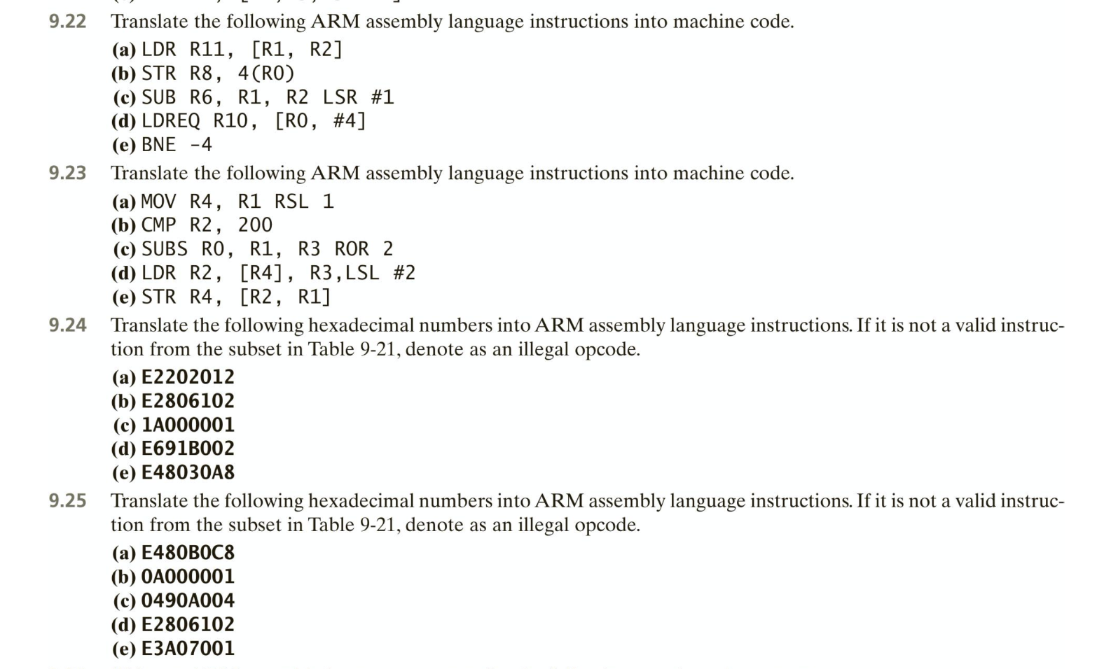 Solved I will leave like if completed!!! (questions 9.22, | Chegg.com