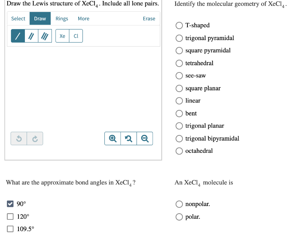Square Planar Lewis Structure