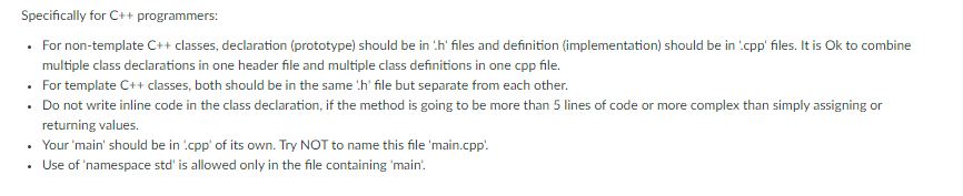 Solved Specifically For C Programmers For Non Template