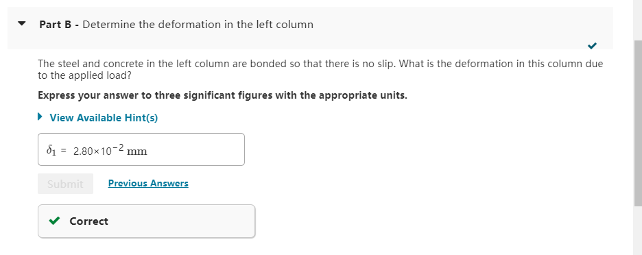 Solved Learning Goal: To use deformation compatibility | Chegg.com