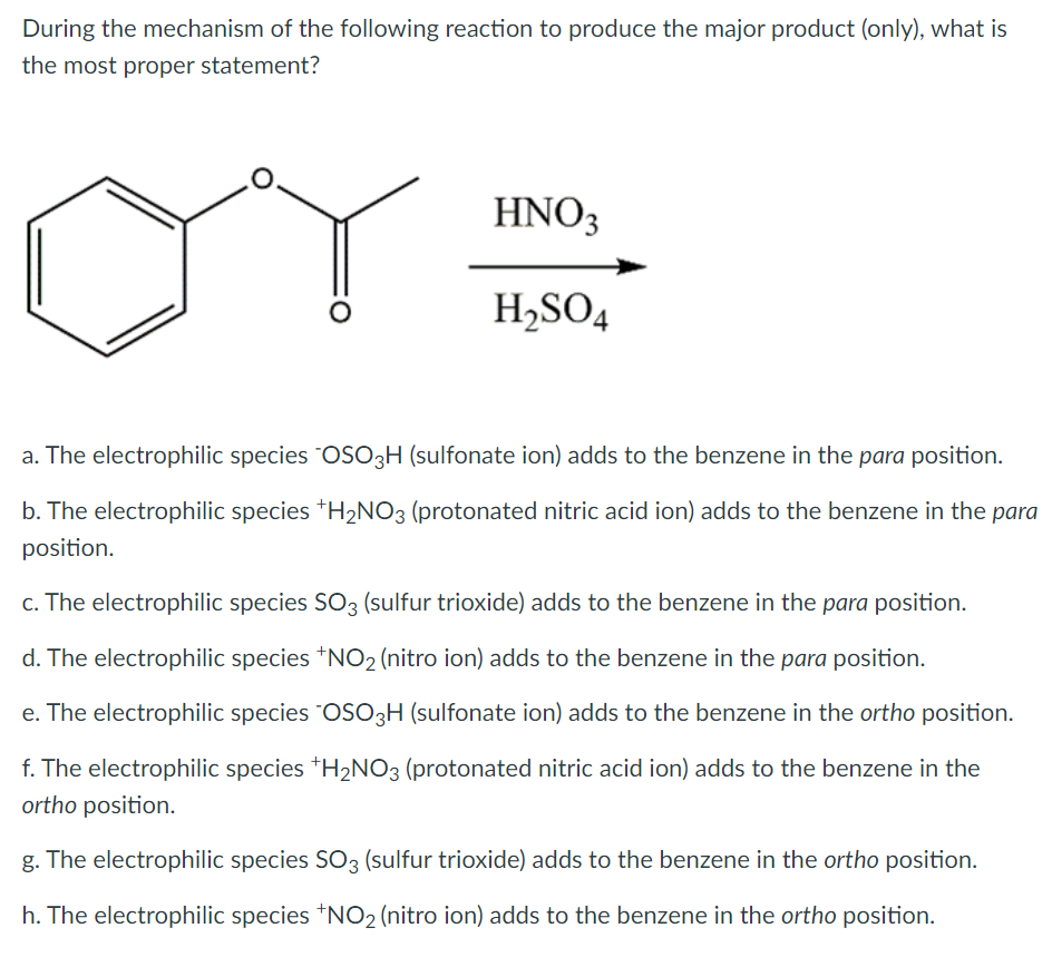 Solved During the mechanism of the following reaction to | Chegg.com