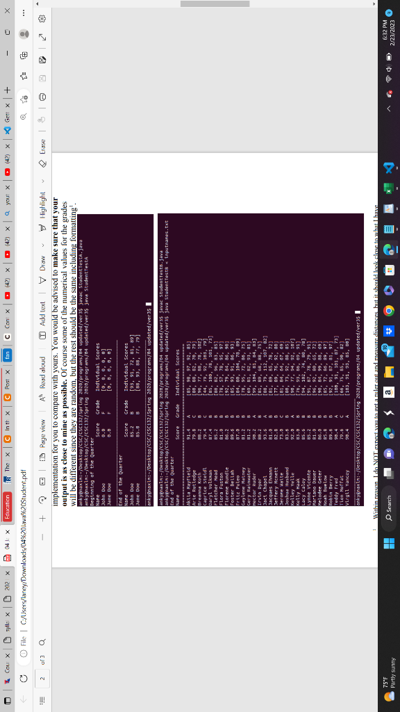 Solved Program: Java Student This assignment requires you to | Chegg.com