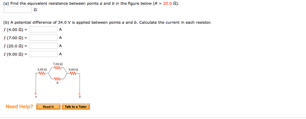 Solved Find the potential difference across each resistor in | Chegg.com