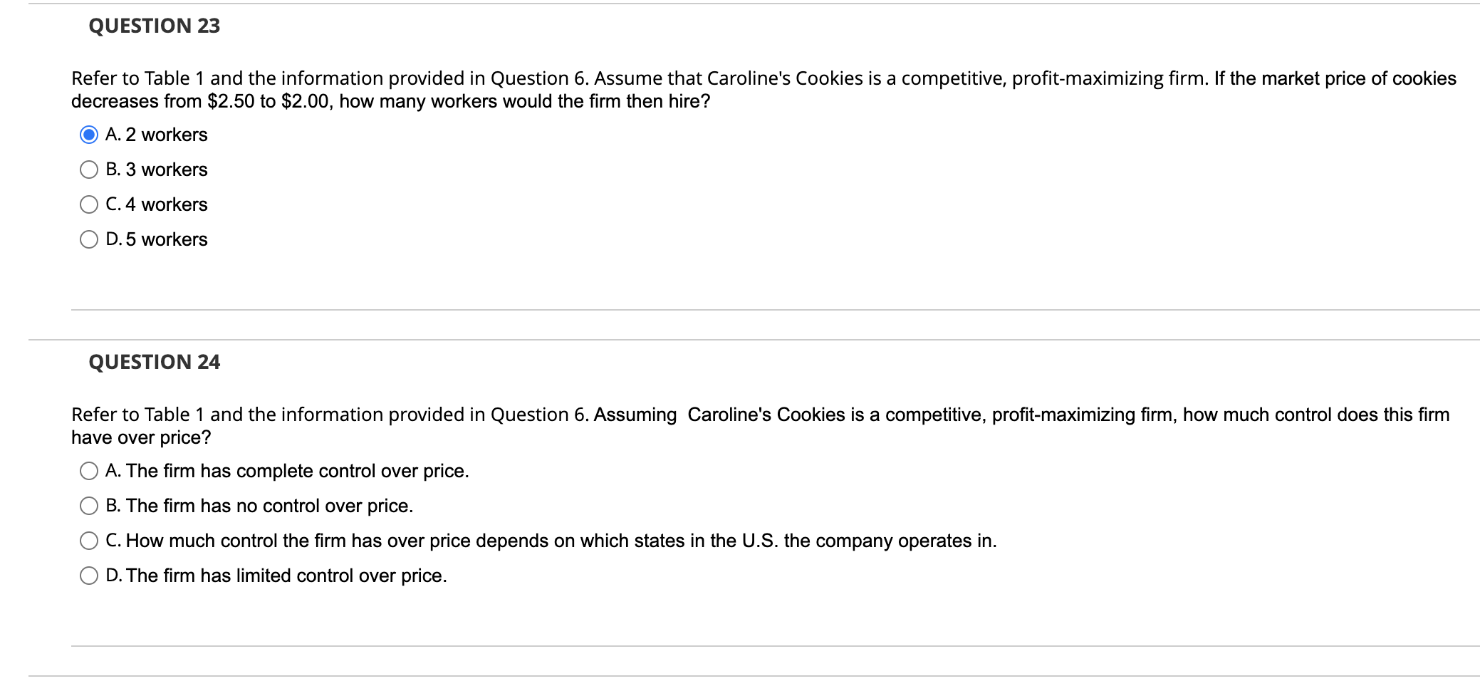 Solved Refer To Table 1 And The Information In This Chegg