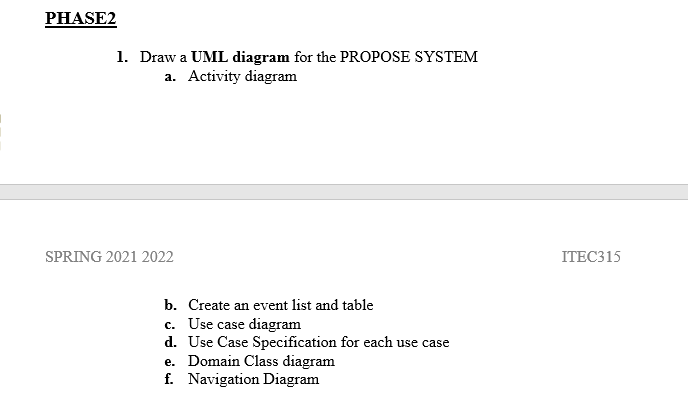 ANSWER PHASE 2 PLEASE THESE ARE PHASE 1 ANSWERS THAT | Chegg.com