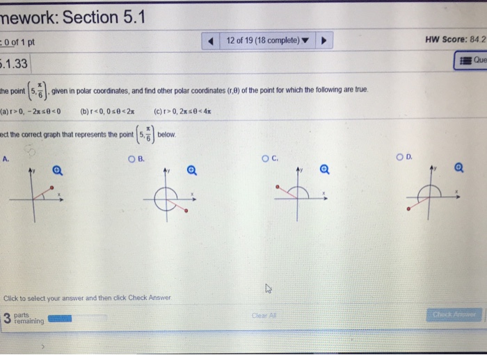 Solved I need help with part 2 of my trig work ? These | Chegg.com