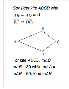 Solved Consider kite ABCD with ABAD and BC DC For kite ABCD, | Chegg.com