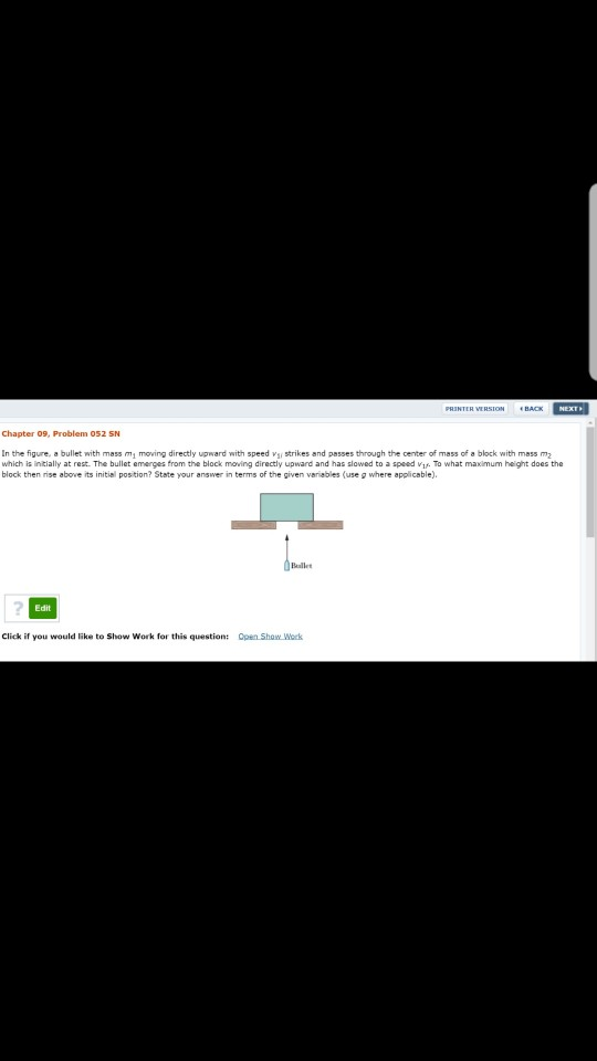 Solved: In The Figure, A Bullet With Mass M1 Moving Direct... | Chegg.com
