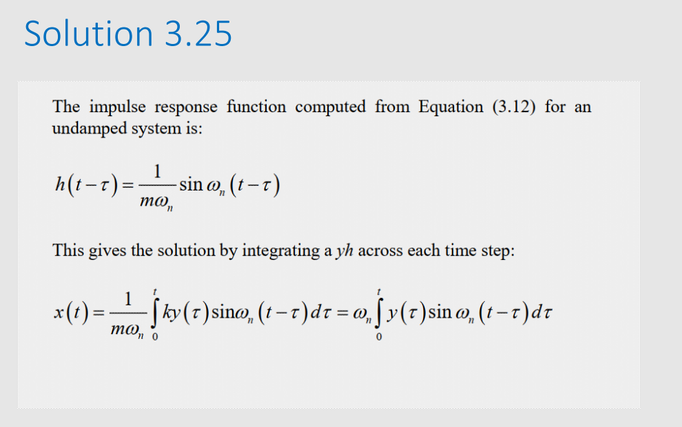 can someone break down these equations for impulse | Chegg.com