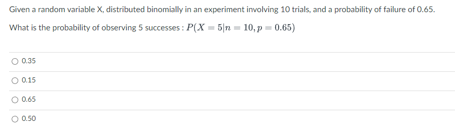 Solved Given A Random Variable X Distributed Binomially In 