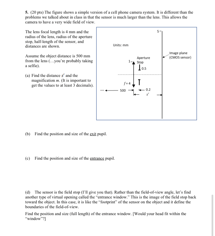 Solved 5. (20 pts) The figure shows a simple version of a | Chegg.com