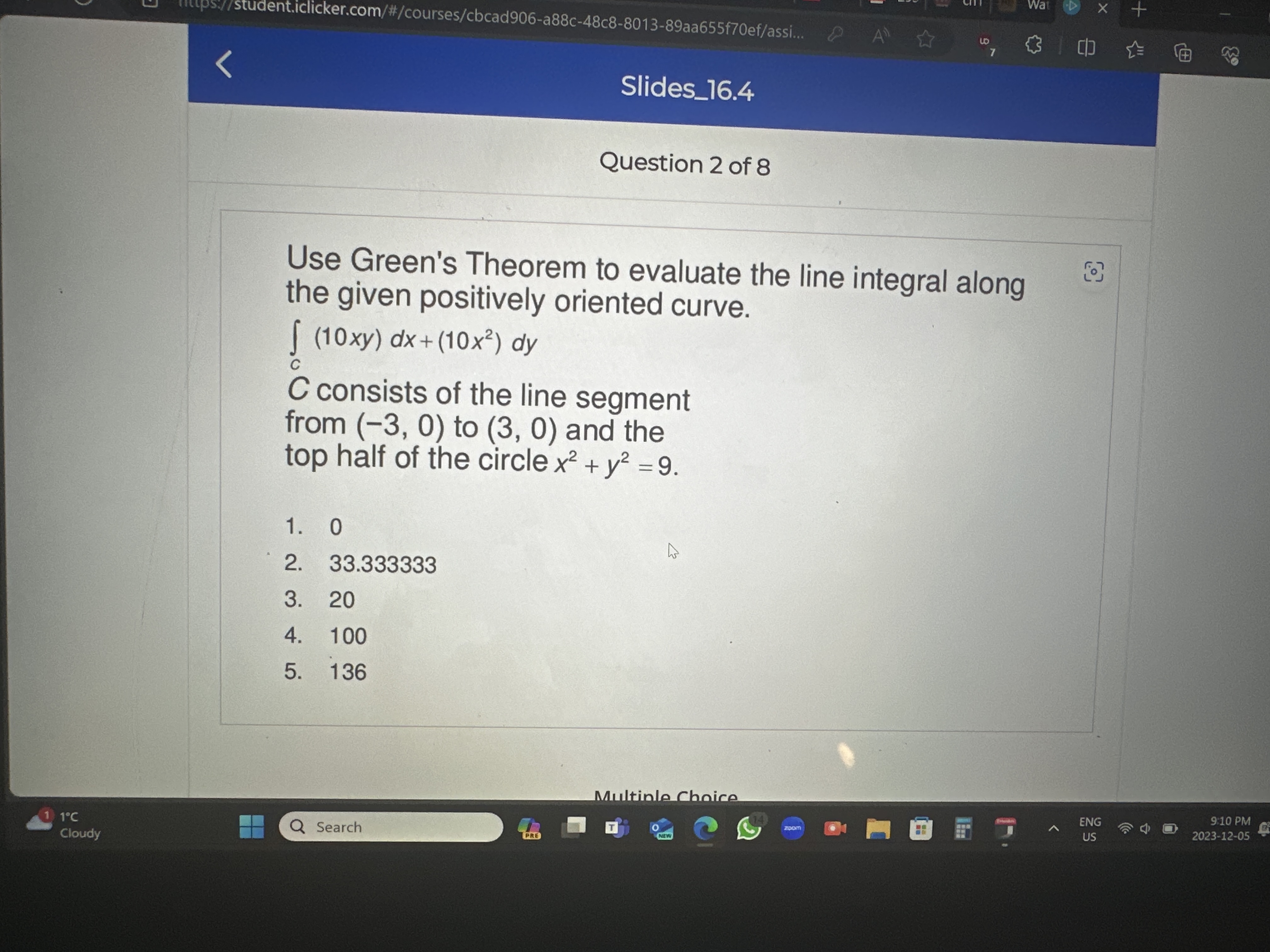 Solved Use Green's Theorem to evaluate the line integral | Chegg.com