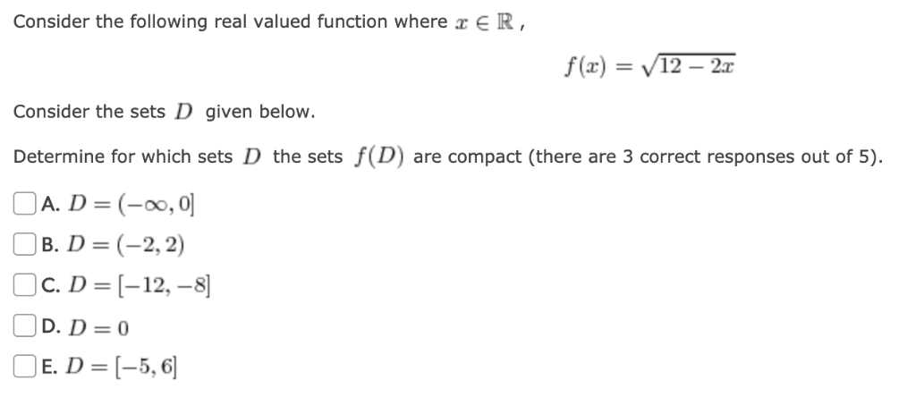 Solved Determine which of the following continuous functions | Chegg.com