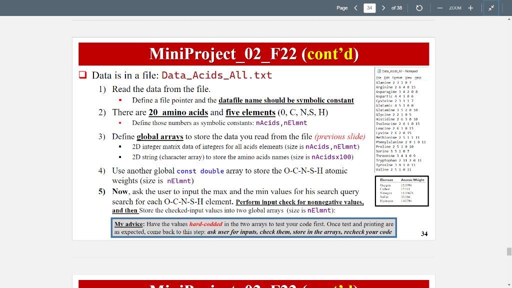 Data is in a file: Data_Acids_All.txt 1) Read the | Chegg.com
