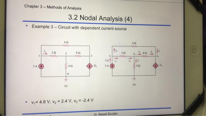 Solved Chapter 3 -Methods of Analysis 3.2 Nodal Analysis (4) | Chegg.com
