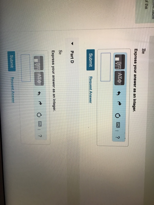 f the Be Express your answer as an integer. Submit | Chegg.com