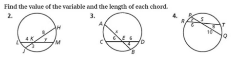 Solved Find the value of the variable and the length of each | Chegg.com