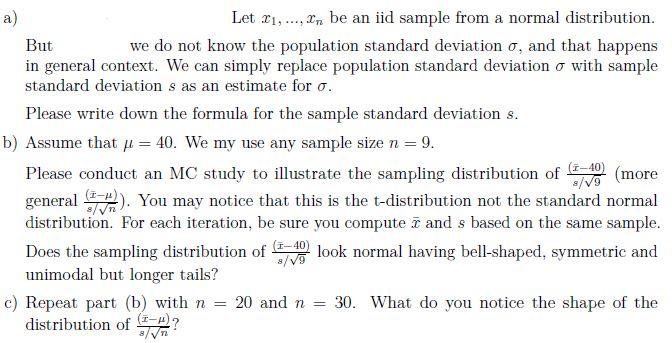 Solved PLEASE, USE R. PLEASE, PROVIDE AS MUCH DETAIL | Chegg.com
