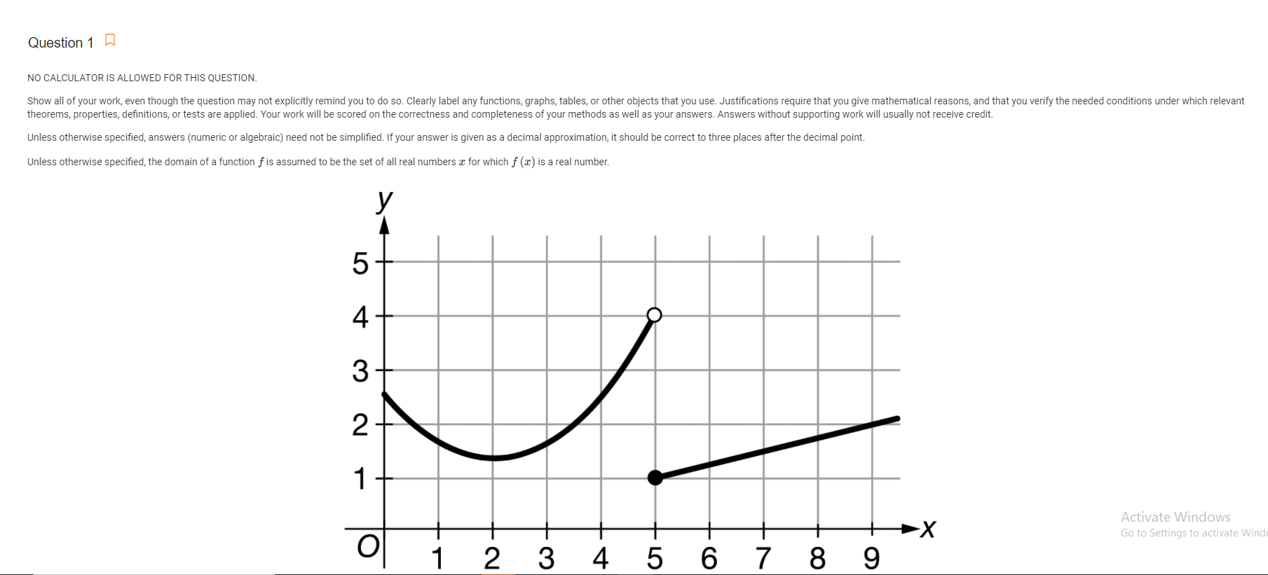 Solved Question 1 a NO CALCULATOR IS ALLOWED FOR THIS | Chegg.com