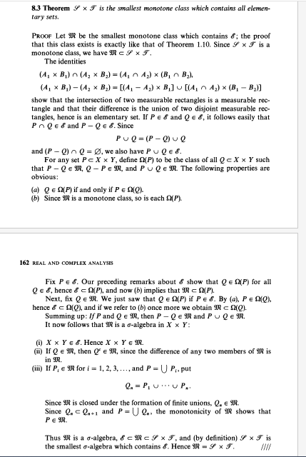 Solved This theorem is from the book Rudin Walter Real and | Chegg.com