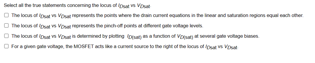 Solved Select all the true statements concerning the locus | Chegg.com