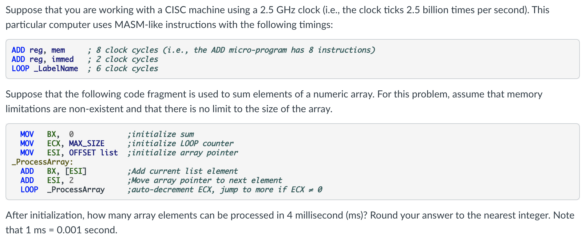 Solved Suppose that you are working with a CISC machine | Chegg.com
