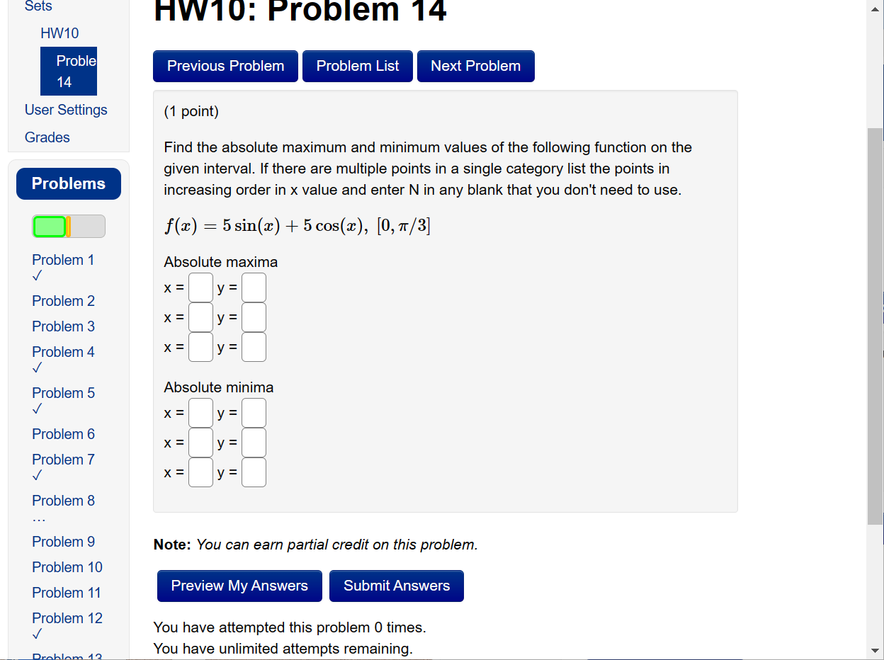 Solved Sets Hw10 Problem 14 Hw10 Proble 14 Previous Problem