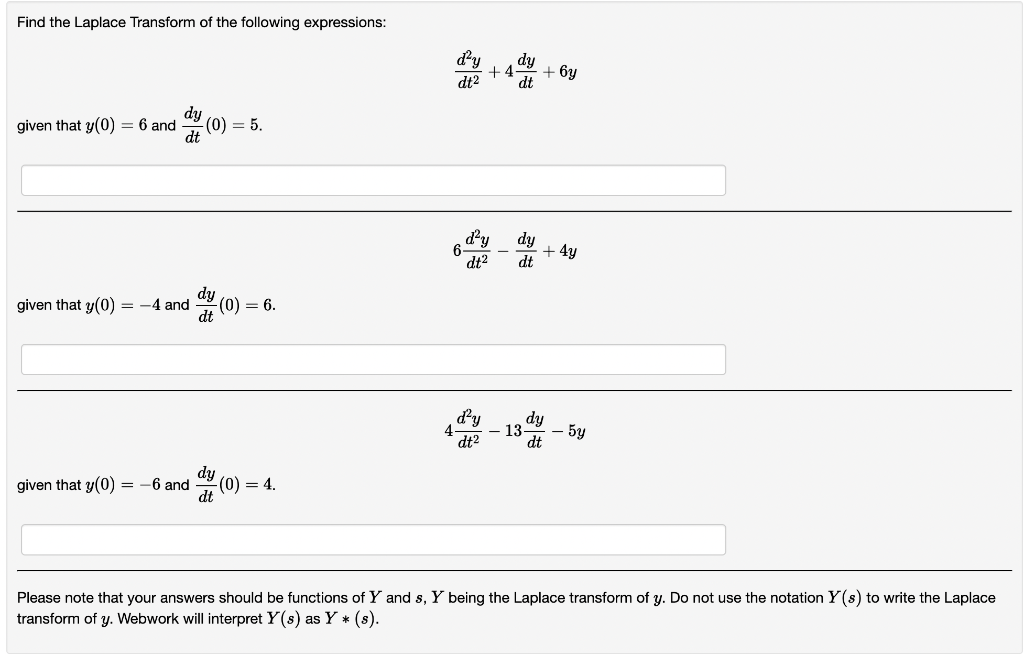 Solved Find the Laplace Transform of the following | Chegg.com
