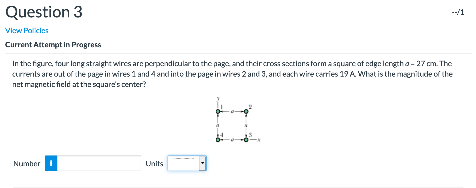 Solved Question 3 --/1 View Policies Current Attempt in | Chegg.com