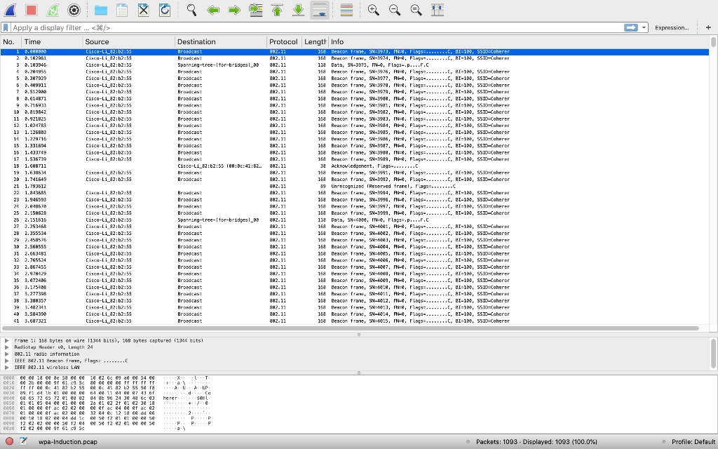 A) Review the second capture file (wpa) and determine | Chegg.com