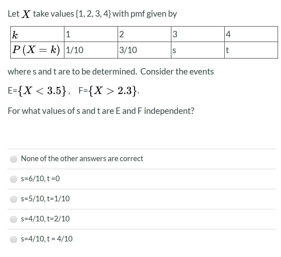Solved Let m be an integer chosen uniformly from {1, 2, ..., | Chegg.com