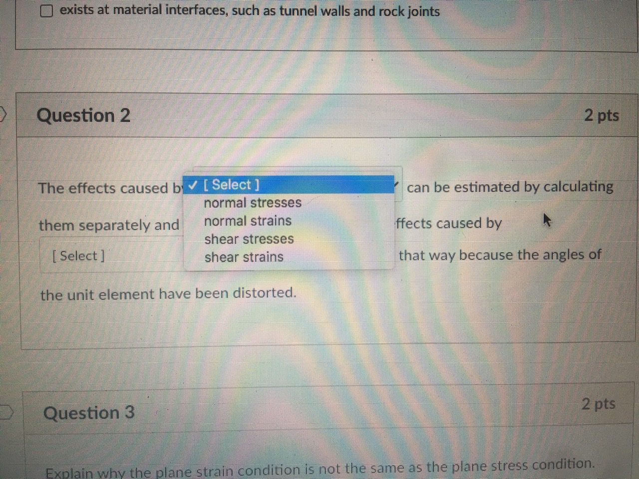 Solved exists at material interfaces, such as tunnel walls | Chegg.com