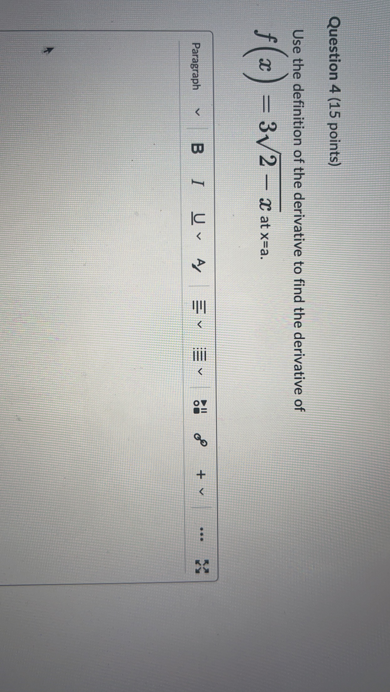 Solved Use the definition of the derivative to find the | Chegg.com
