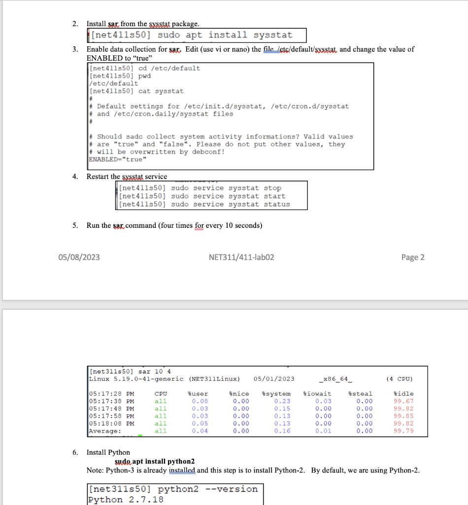 USING net311s04 Need step by step codes for each | Chegg.com