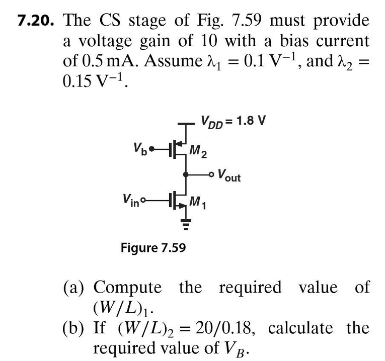 code class="asciimath">7.20. ﻿The CS stage of Fig. | Chegg.com