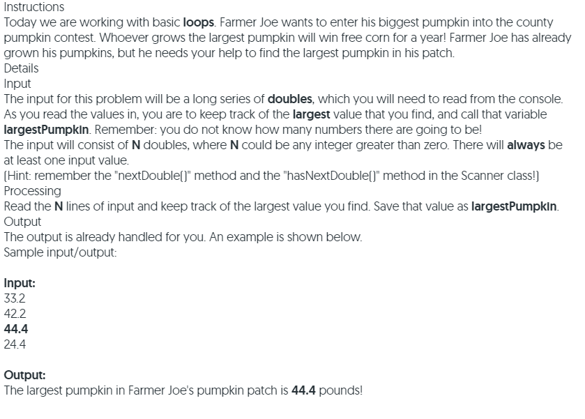 Solved Instructions Today we are working with basic loops. | Chegg.com