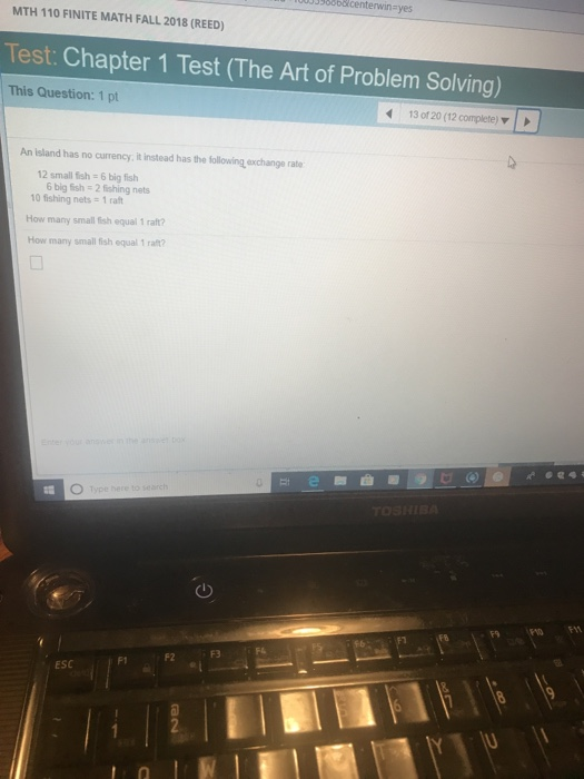 Solved 368b8icenterwinayes MTH 110 FINITE MATH FALL 2018 | Chegg.com