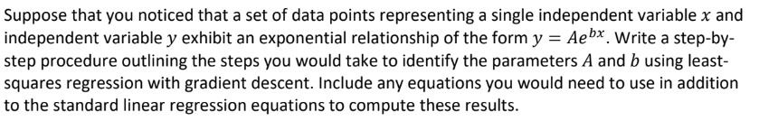 Solved Suppose that you noticed that a set of data points | Chegg.com