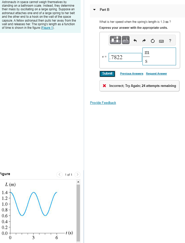 Solved Astronauts in space cannot weigh themselves | Chegg.com