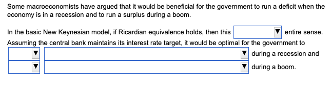 Solved Some macroeconomists have argued that it would be | Chegg.com