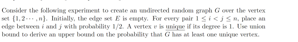 Solved Consider the following experiment to create an | Chegg.com