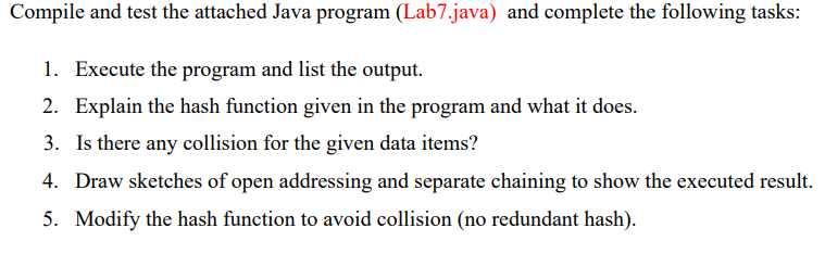 Solved Public Class Lab7 Private Static Final Int 