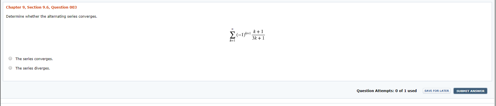 Solved Chapter 9, Section 9.6, Question 003 Determine | Chegg.com