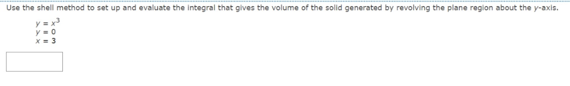 Solved Use the shell method to set up and evaluate the | Chegg.com