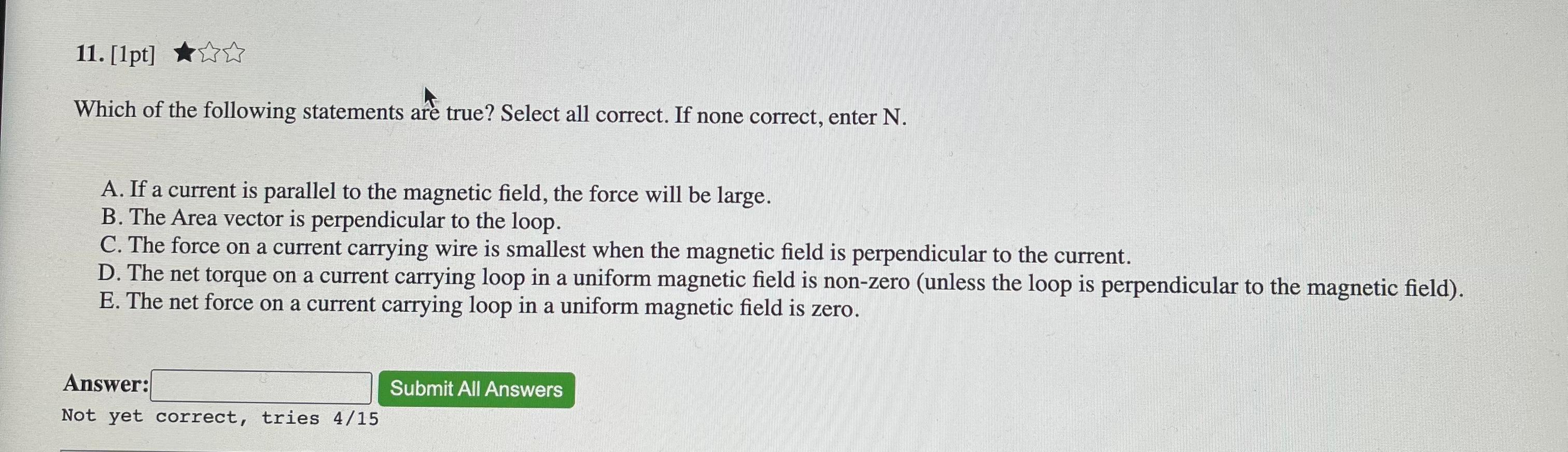 Solved Which of the following statements are true? Select | Chegg.com